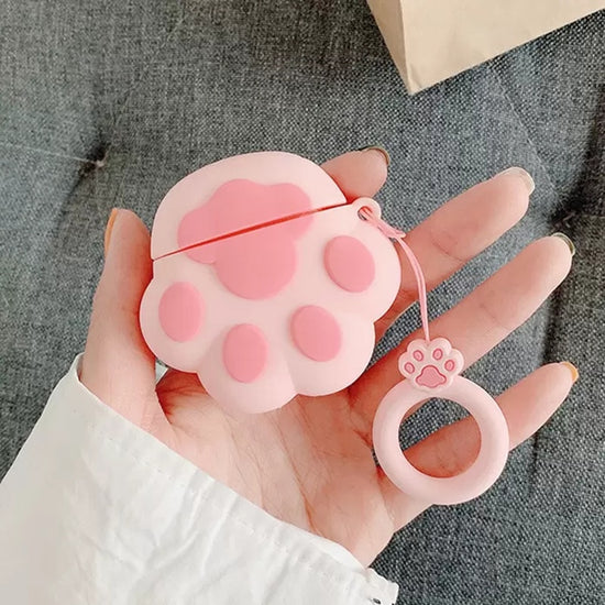 Cartoon Cat Paw AirPods Case