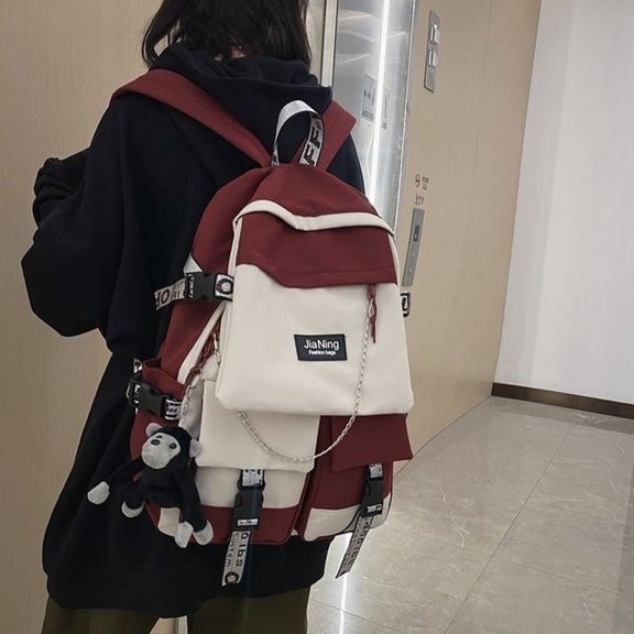 Japanese Harajuku Backpack - Pastel Kitten