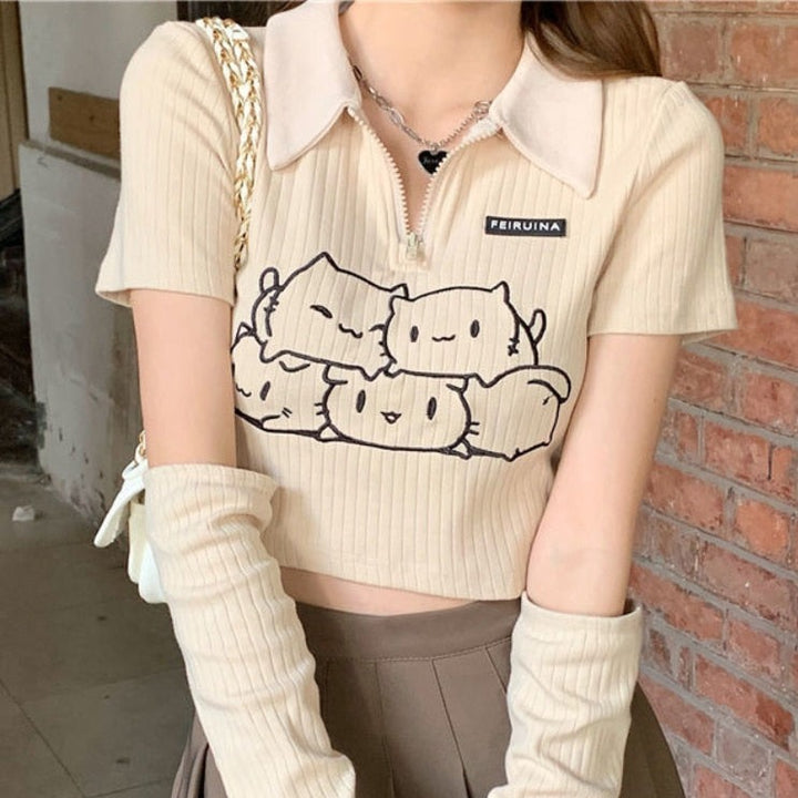 Pastel Tops - Pastel Kitten