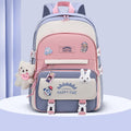 Cute Multi-Pocket Backpack - Pastel Kitten