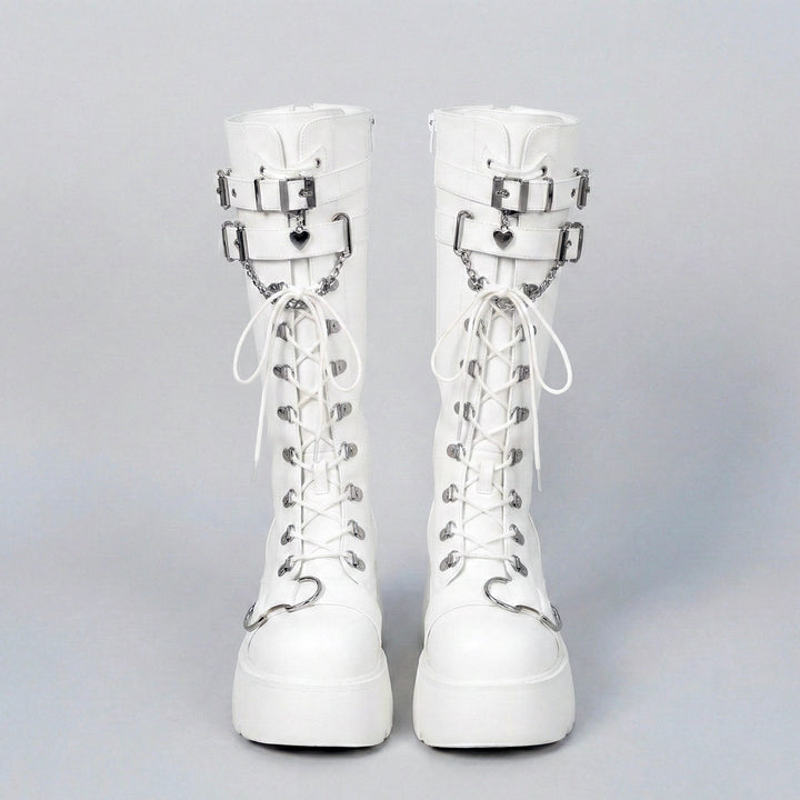 Platform Wedges Goth Boots – Pastel Kitten