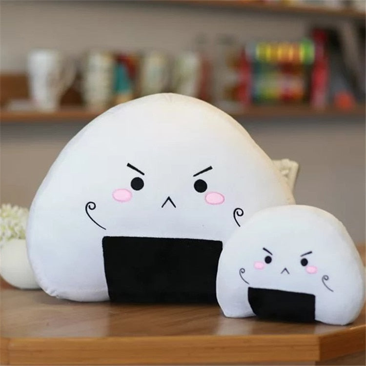 Kawaii Onigiri Plush Toys - Pastel Kitten